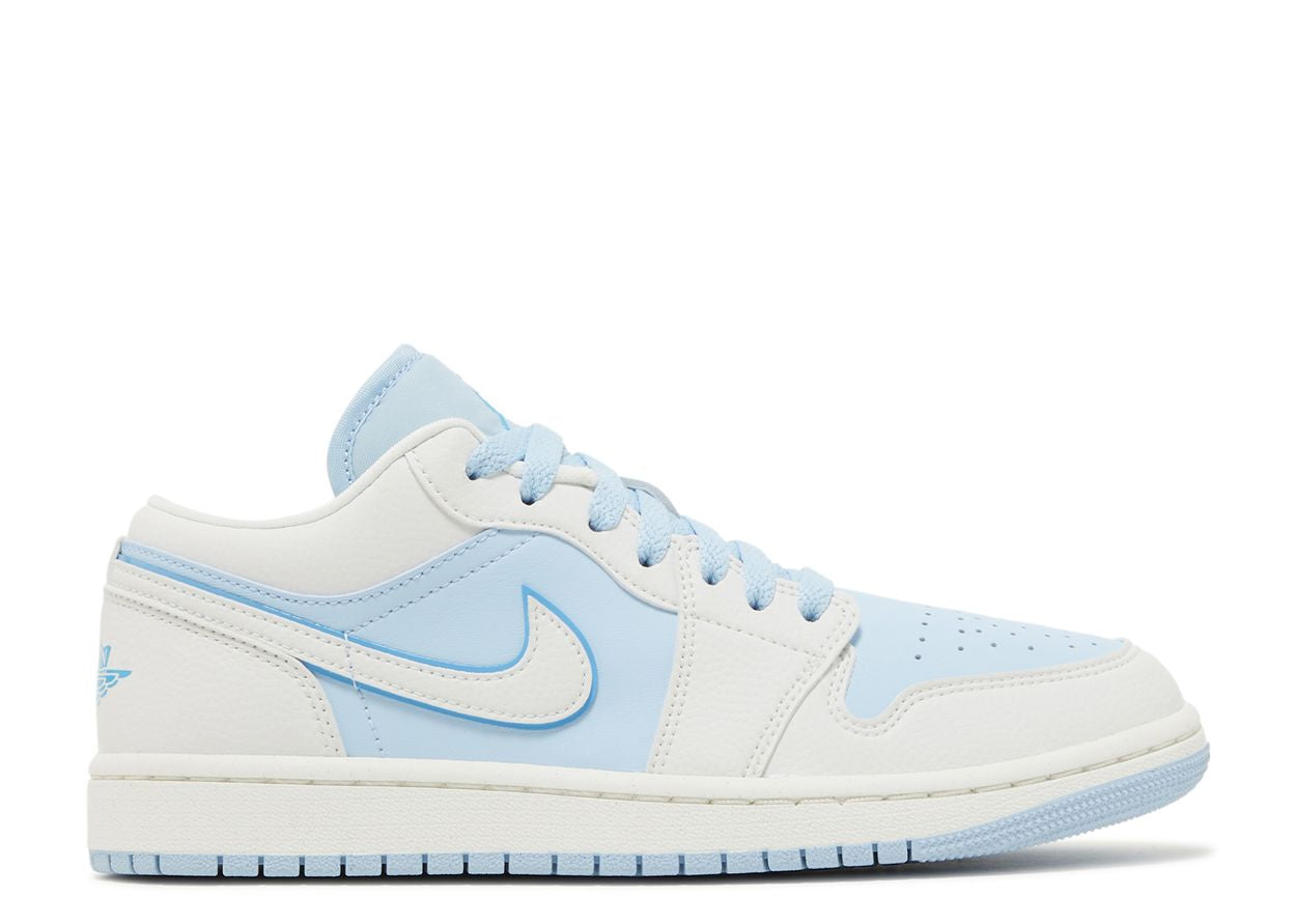 Reverse Ice Blue Jordan 1 Low – Courtside Kicks