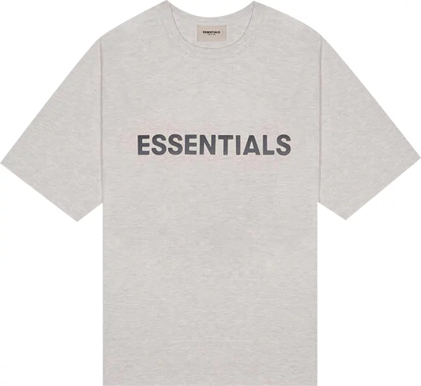 Essentials Front Logo Oatmeal Tee – Courtside Kicks