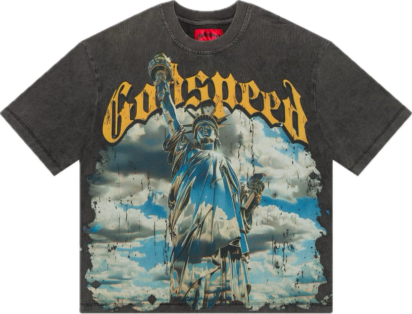 Godspeed Chrome Liberty Black Tee – Courtside Kicks