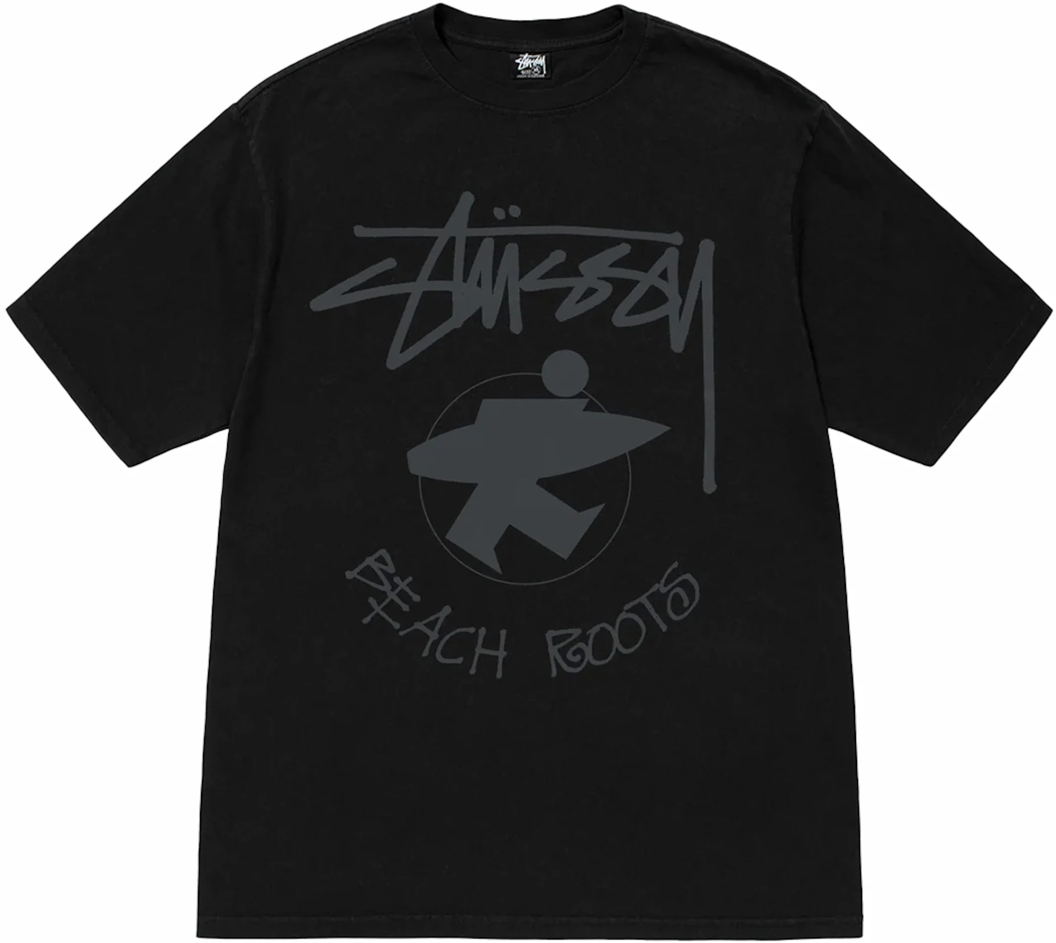 Stussy Beach Roots Black Tee – Courtside Kicks