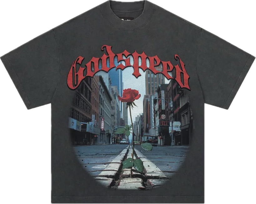 Godspeed Arose Grey Tee – Courtside Kicks