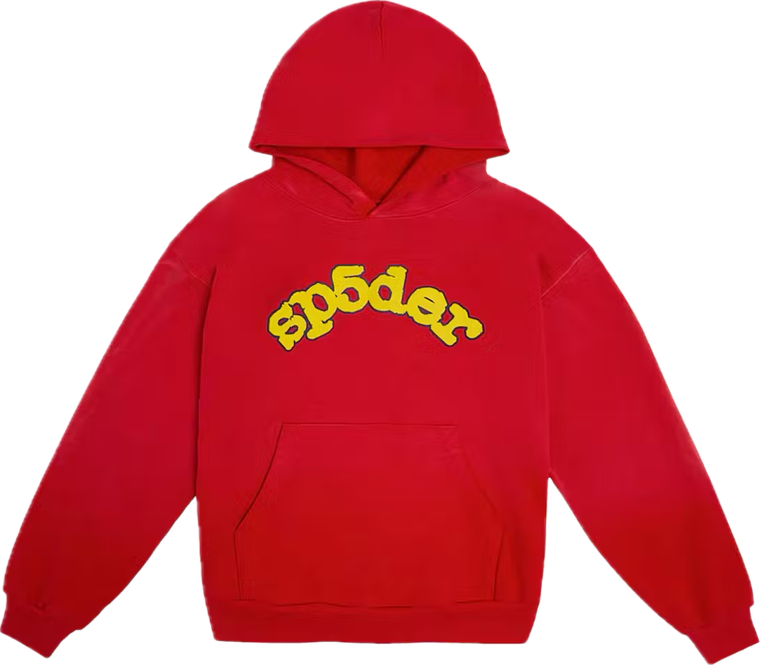 Sp5der OG Logo Red Hoodie – Courtside Kicks