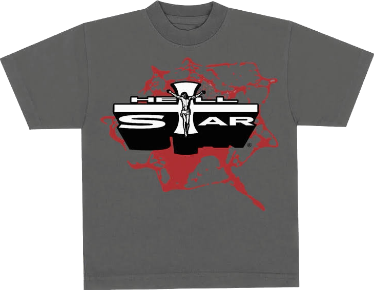 Hellstar Cross Black Tee – Courtside Kicks
