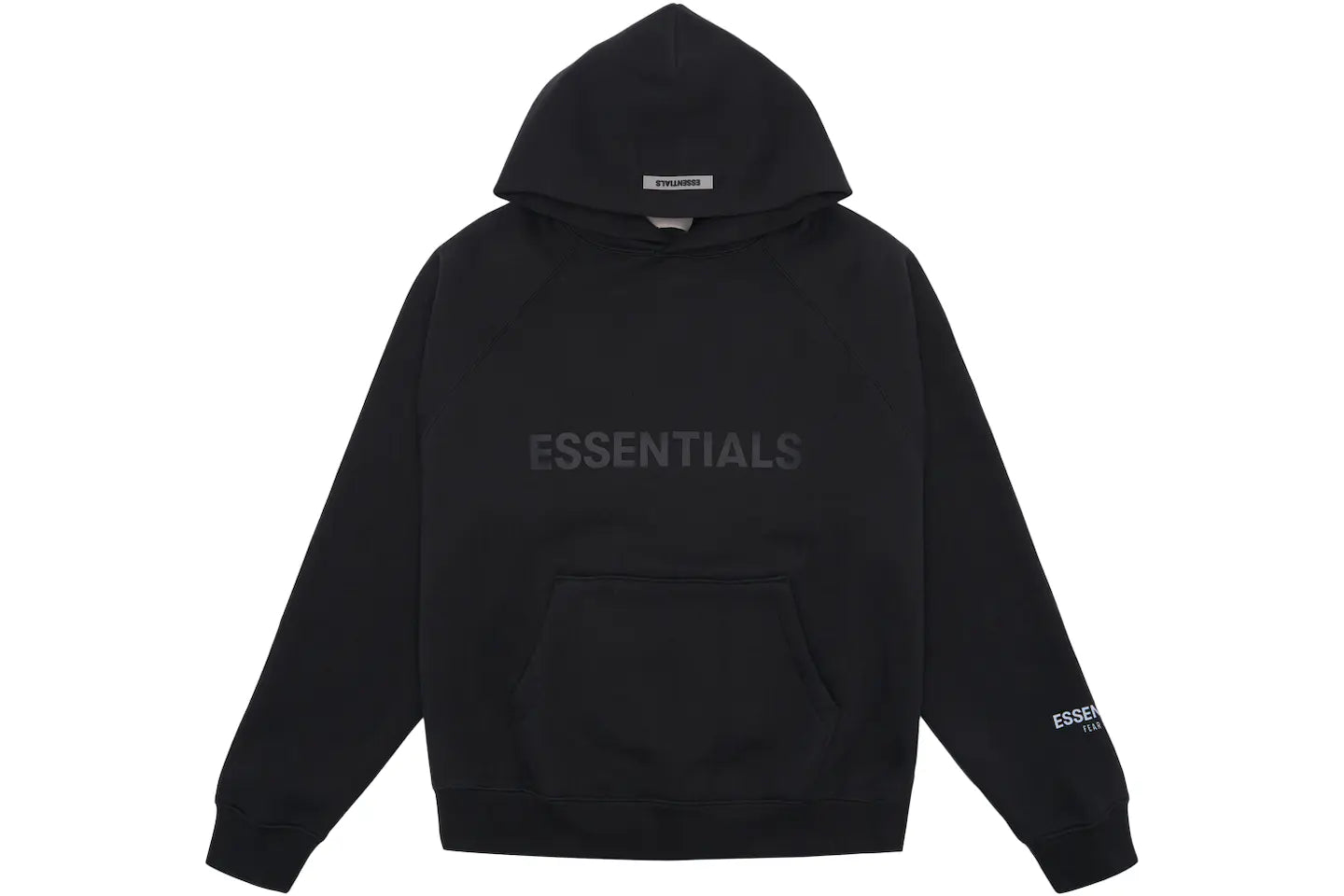 Essentials Front Logo Black Hoodie – Courtside Kicks
