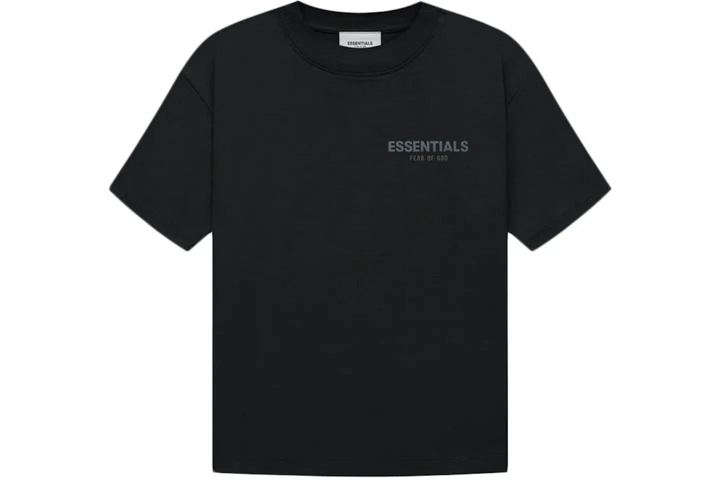 Essentials Chest Logo Black Tee – Courtside Kicks