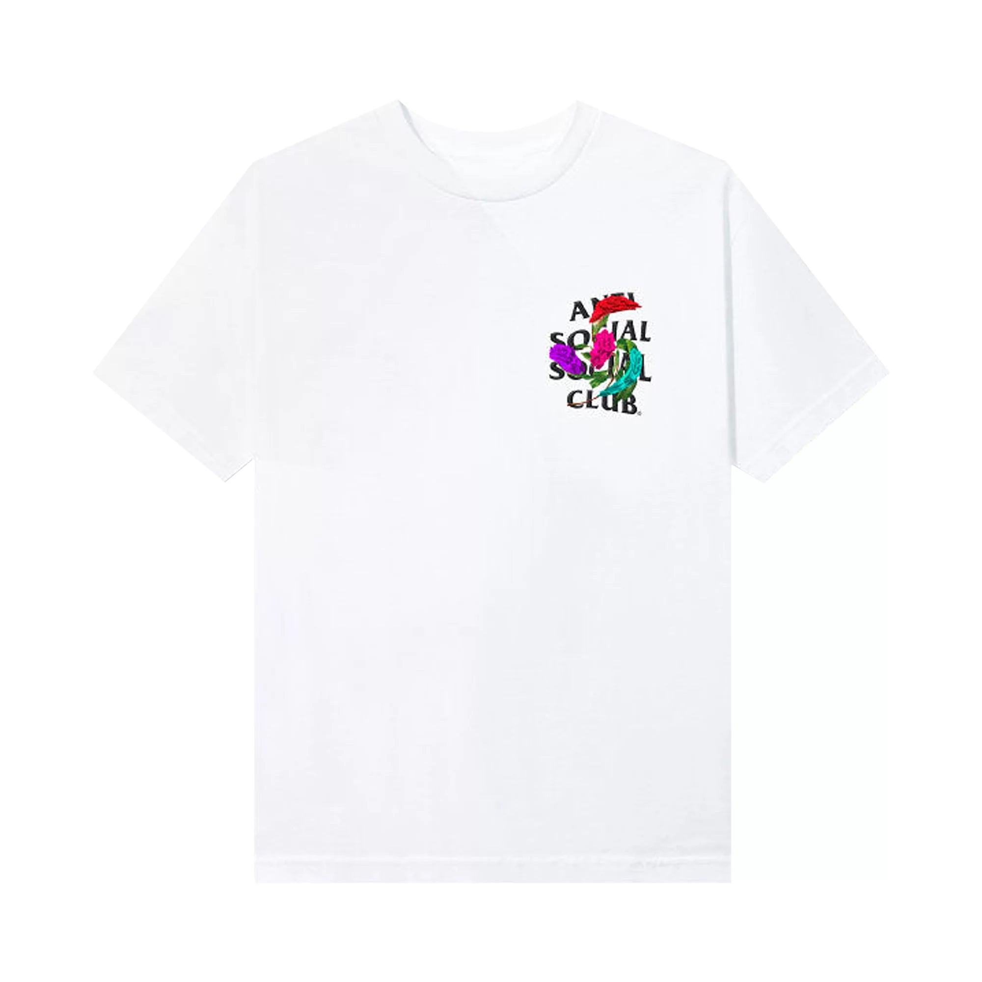 ASSC Flower Logo White Tee – Courtside Kicks