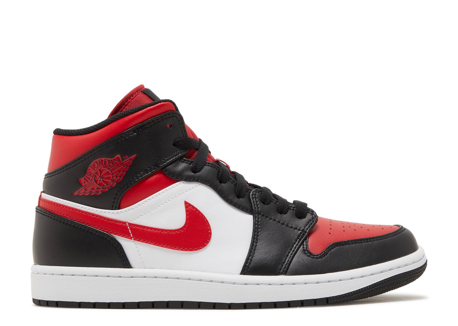 Fire Red Jordan 1 Mid – Courtside Kicks